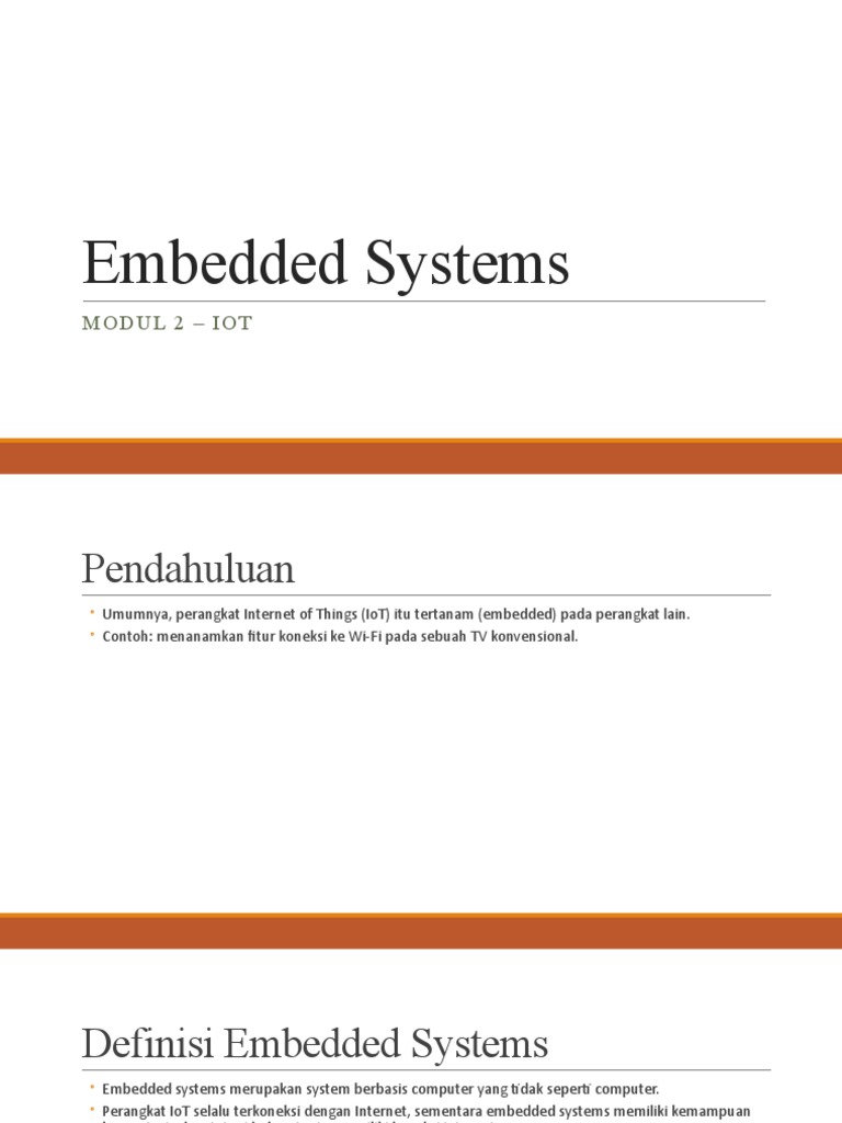 Modul 2 - Embedded System | PDF