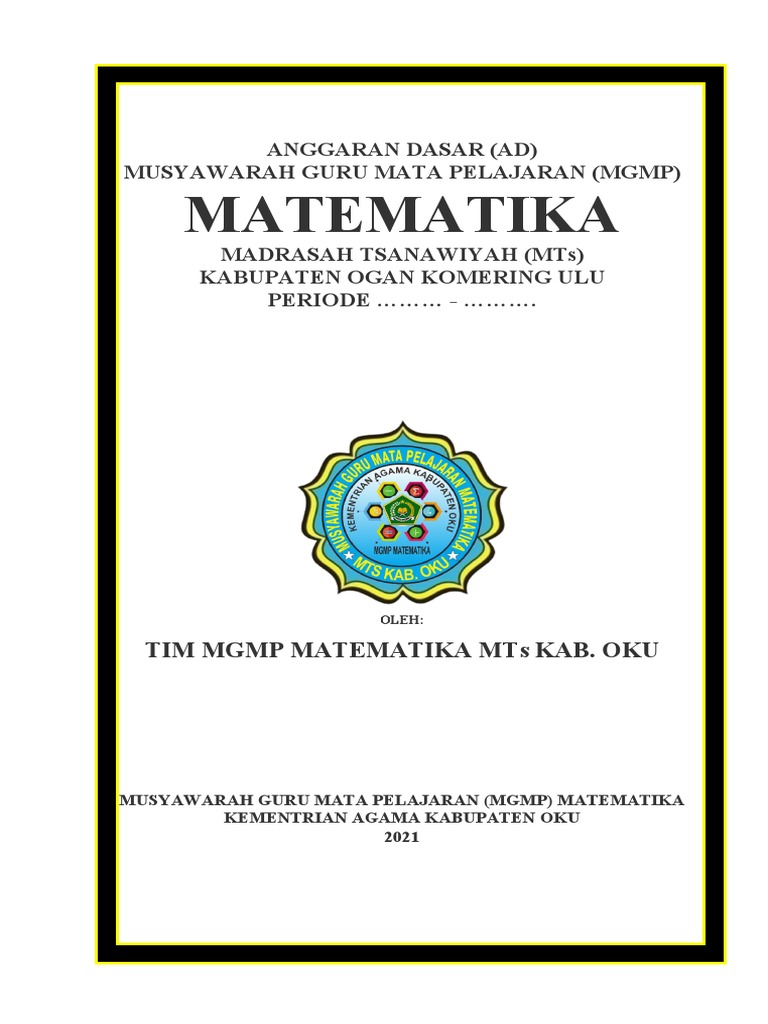 Ad-Art MGMP Matematika MTS Revisi | PDF