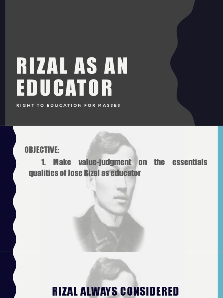 Lecture-9 (RIZAL AS AN EDUCATOR) | PDF | Philippines | Further Education