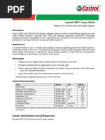 Castrol CRB Multi 15W-40 Oil Data Sheet | PDF | Motor Oil