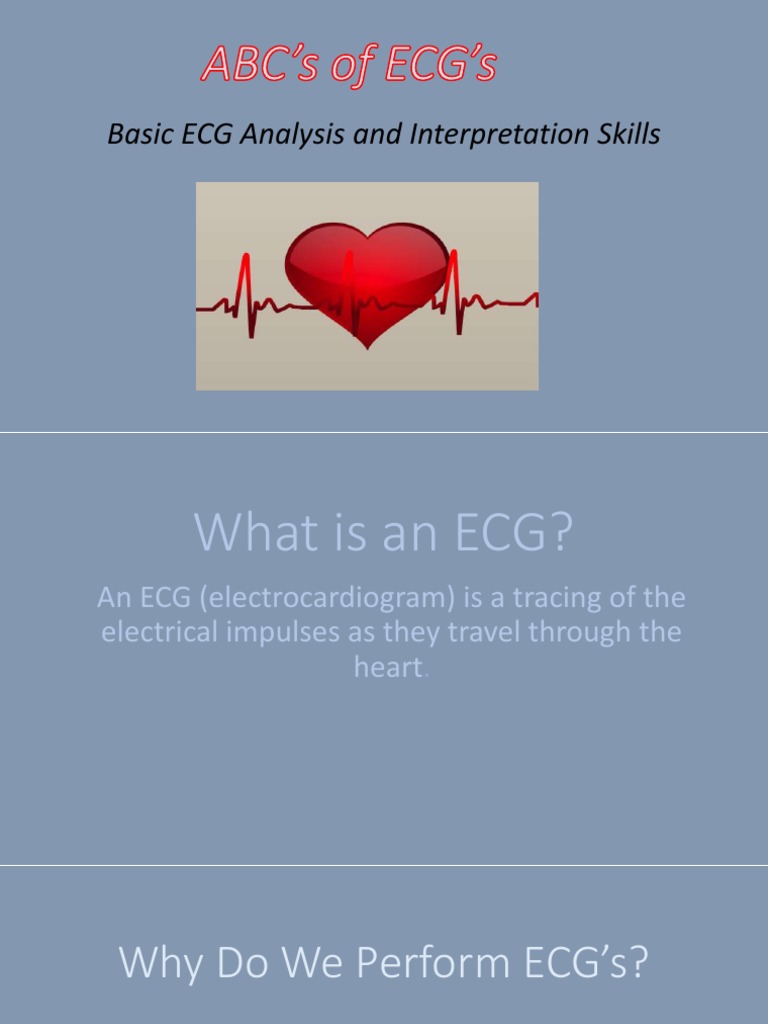 Basic ECG Analysis and Interpretation Skills | PDF ...
