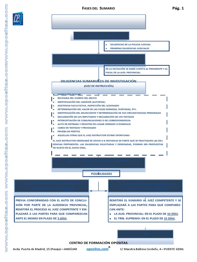 Etapas del Proceso Sumarial Judicial | PDF | Judicaturas | Ley Pública