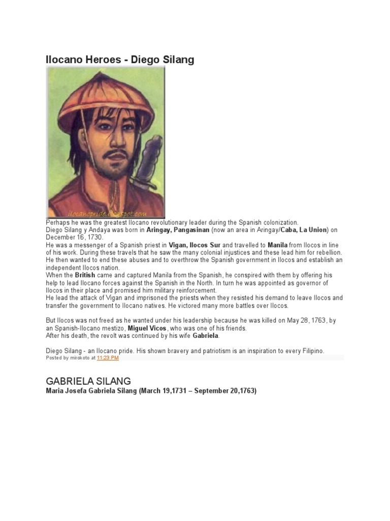 Diego Silang Revolt
