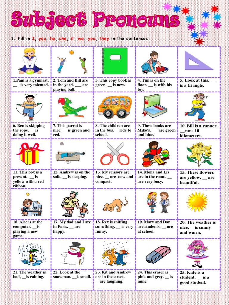 I You He She It We You They | PDF | Leisure