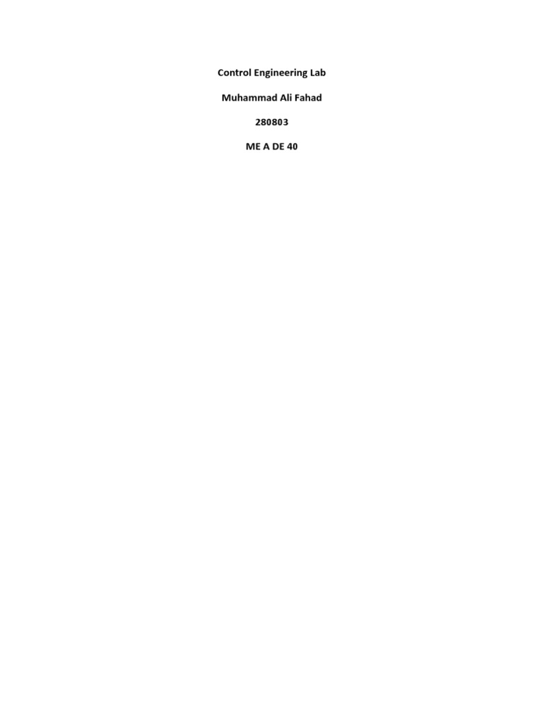 Control Engineering Lab Task 4 Guide | PDF | Games & Activities