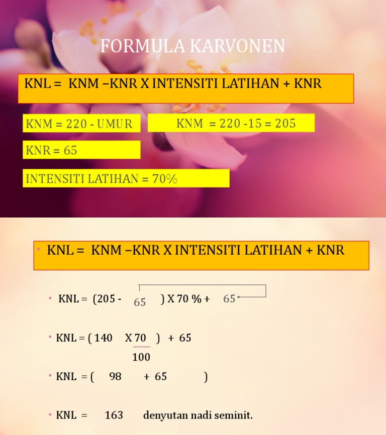 Formula Karvonen | PDF