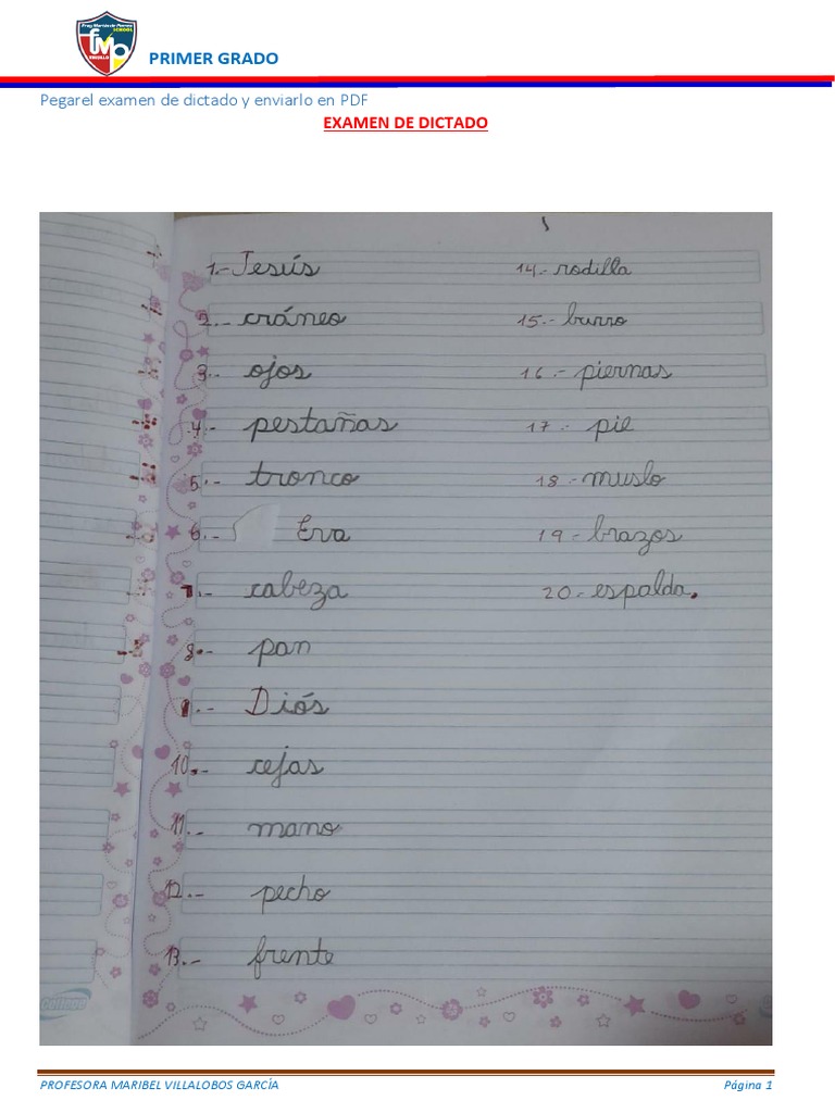 DICTADO | PDF