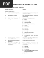 CSEC Priciple of Business Syllabus | PDF | Critical Thinking | Learning