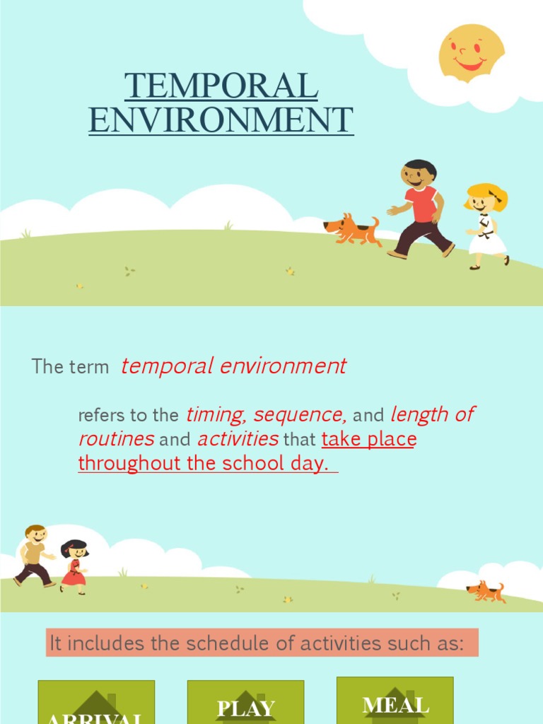 Report - Temporal Environment | PDF | Teachers | Disability