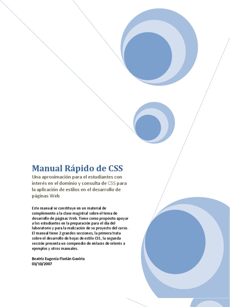 Manualrapido Css | PDF
