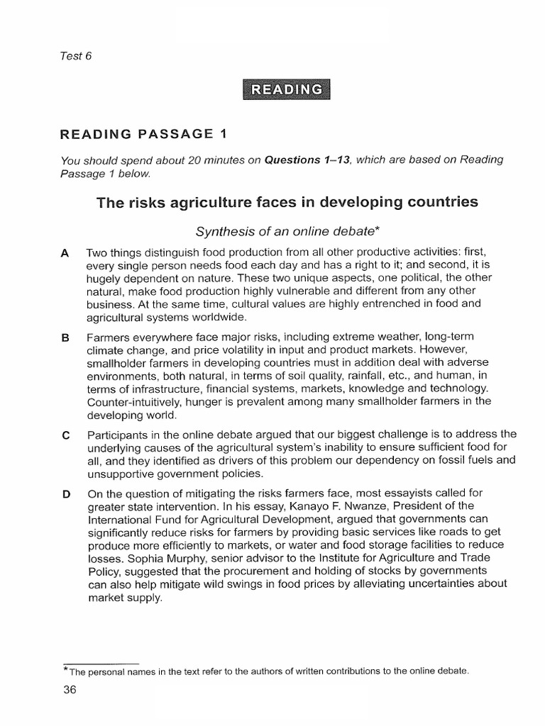 1A+Cambridge IELTS Academic 12 Test 6 | PDF