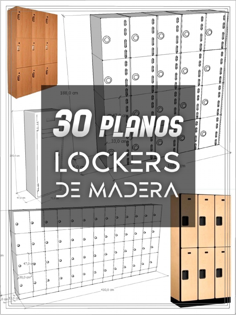 30 Buenísimos Planos para Hacer Lockers de Madera | PDF