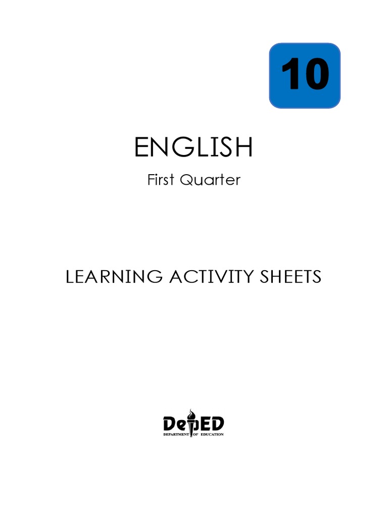g10 English Las Finalized | PDF | Plot (Narrative) | Speech