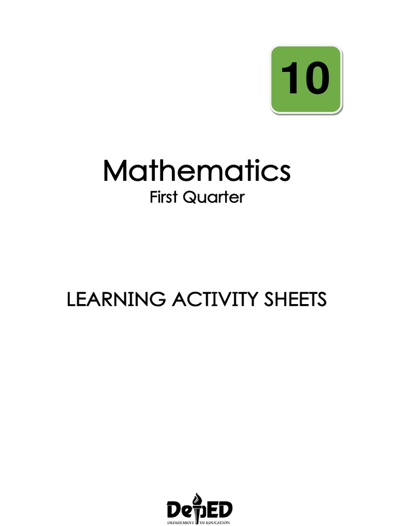 Grade 10 Mathematics Final | PDF