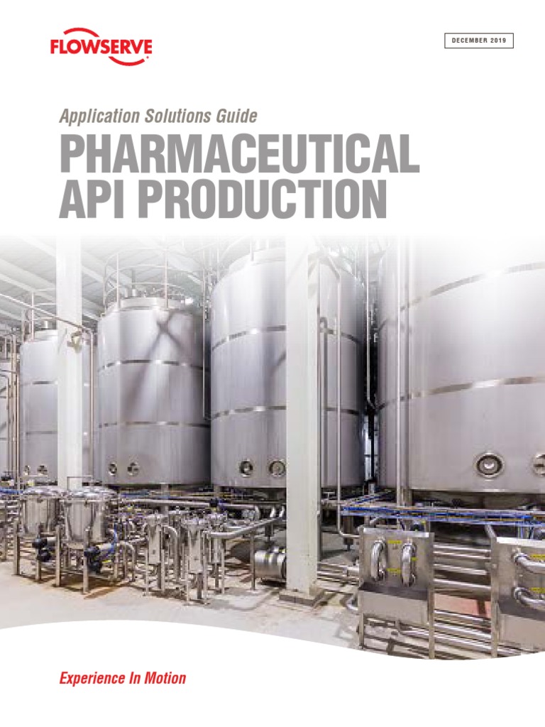 Pharmaceutical API Production Application Solutions Guide | PDF | Freeze Drying | Pump