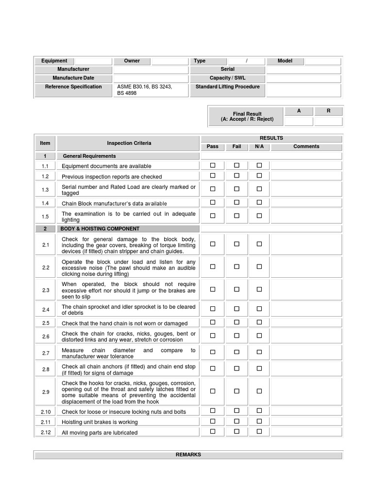 Asme B30.16, BS 3243, BS 4898 | PDF | Equipment | Mechanical Engineering