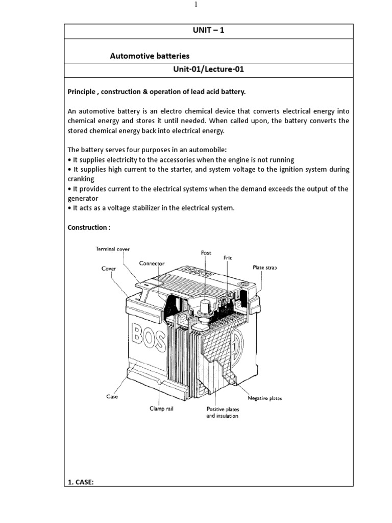 UNIT 1 Moodle Lecture 1 | PDF | Direct Current | Rechargeable Battery