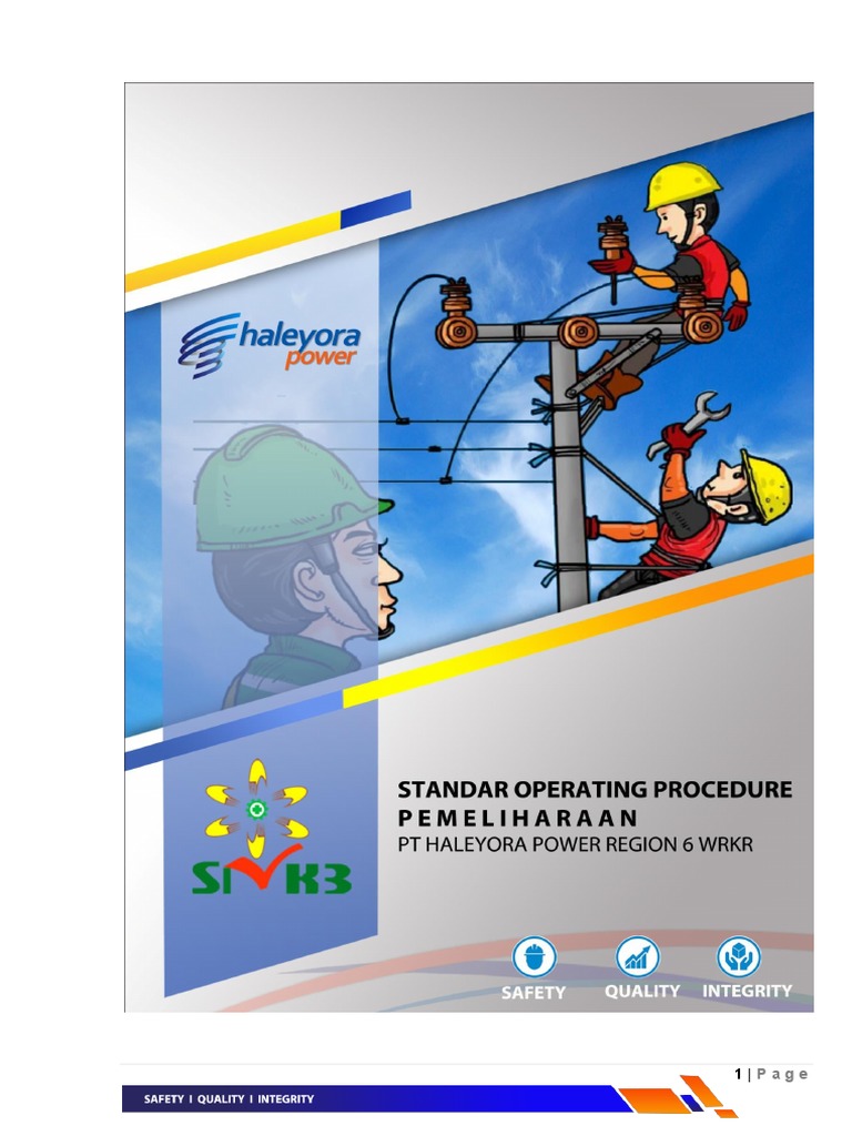 Sop Pemeliharaan Haleyora Power | PDF