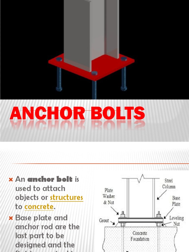 Anchor Rod | PDF | Building Materials | Building Engineering