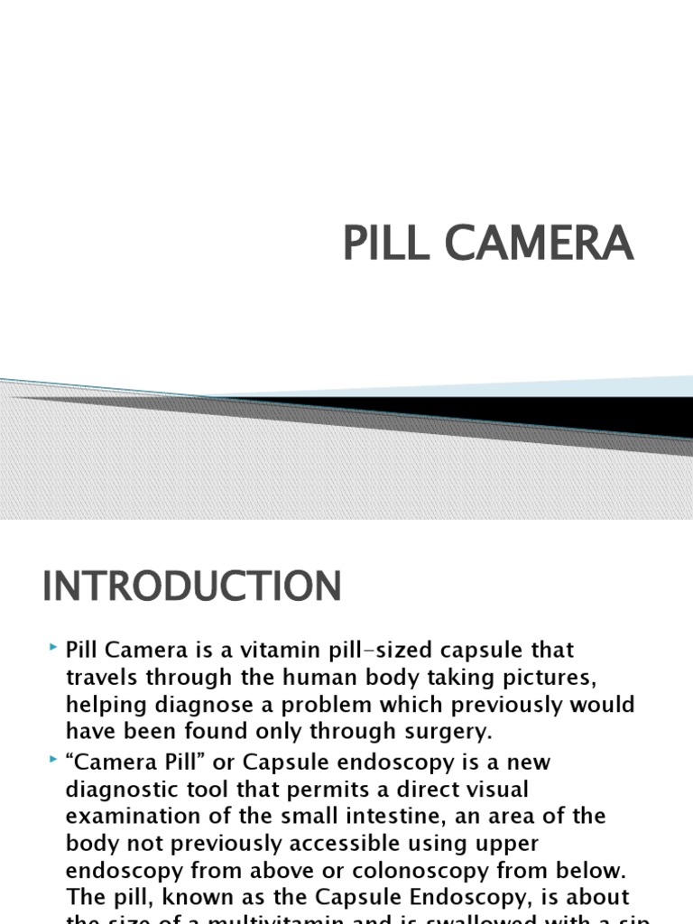 Exploring the Revolutionary Technology of Pill Cameras: An In-Depth ...