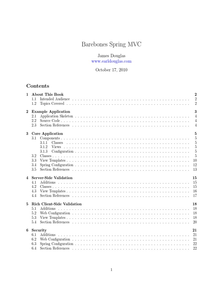 Barebones Spring MVC | PDF | Spring Framework | Java Script
