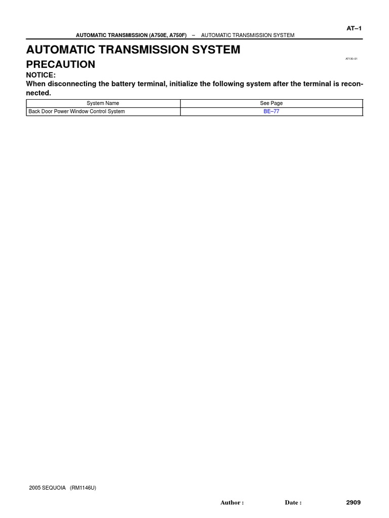 A750 Transmission | PDF | Automatic Transmission | Transmission (Mechanics)