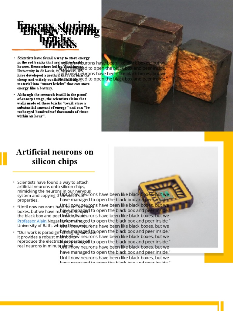 Energy Storing Bricks Energy Storing Bricks Energy Storing Bricks | PDF ...