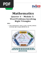 MATH 9 Q4 Module 3-4 Illustrating Angle of Elevation and Angle of ...