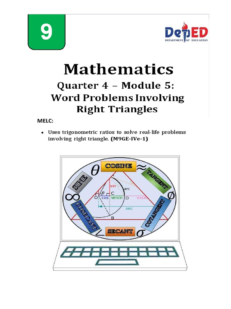 Melc:: Uses Trigonometric Ratios To Solve Real-Life Problems Involving ...