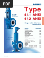 Catálogo PSV - Leser - Série 437 | PDF | Mechanical Engineering | Plumbing