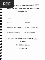 Industrial Attachment Letter | PDF