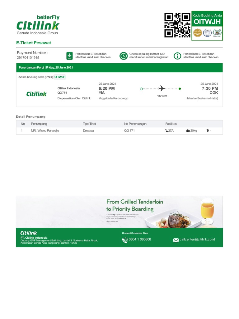 Eticket Example | PDF