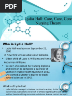 Lydia Hall Theory | PDF | Nursing | Physical Therapy