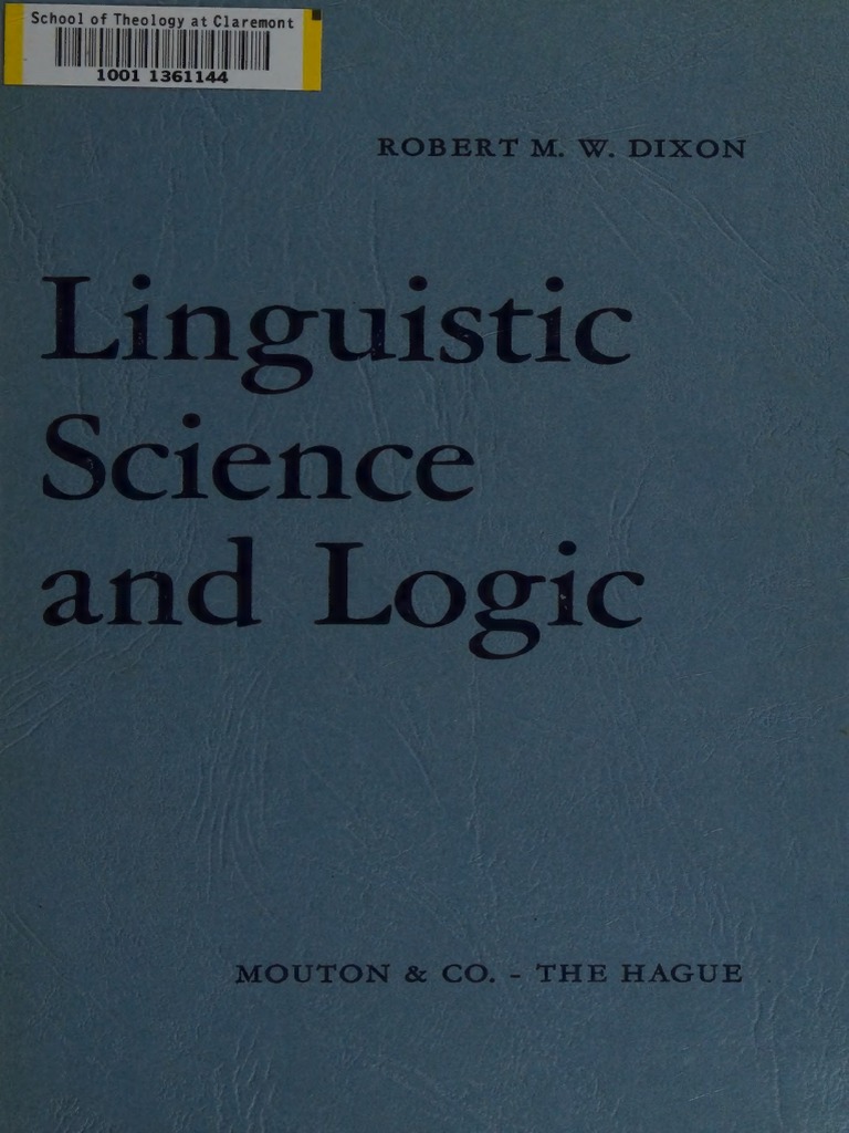 Linguistic Science and Logic | PDF | Theory | Substance Theory