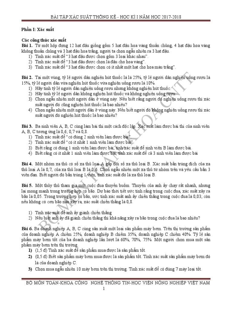 Bài tập nhóm-XSTK | PDF