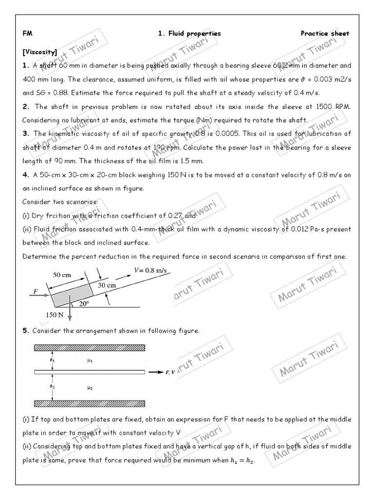 Analysis of Fluid Properties Including Viscosity, Compressibility and ...