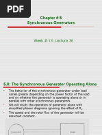 Parallel Operation of Synchronous Generator | PDF | Ac Power | Electric Generator