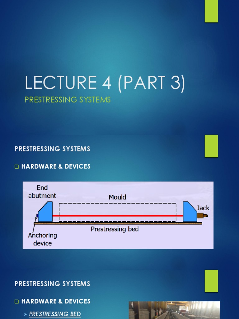 4.3 Prestressing Systems | PDF | Prestressed Concrete | Building Engineering