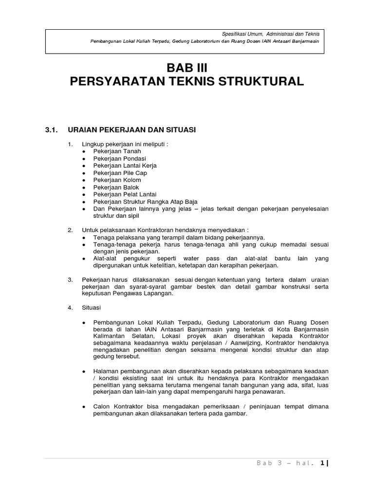 Bab 3 Struktur Pancang | PDF | Teknologi & Rekayasa