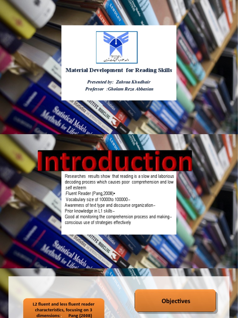 Materials Development For Readingskills | PDF | Reading Comprehension ...