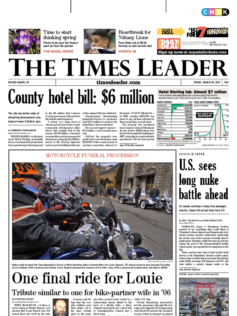 Times Leader 3-18 | PDF | Violence