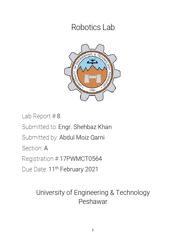 Robotics Lab Pdf Robotics Matrix Mathematics