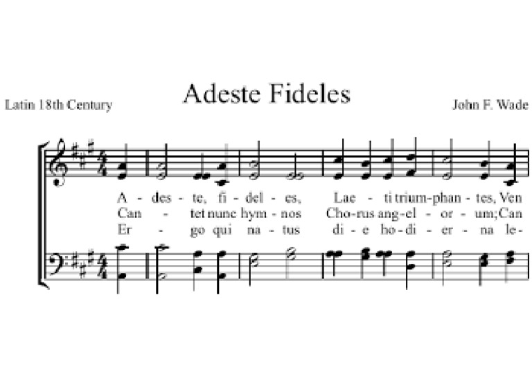 Adeste Fideles - Partitura | PDF