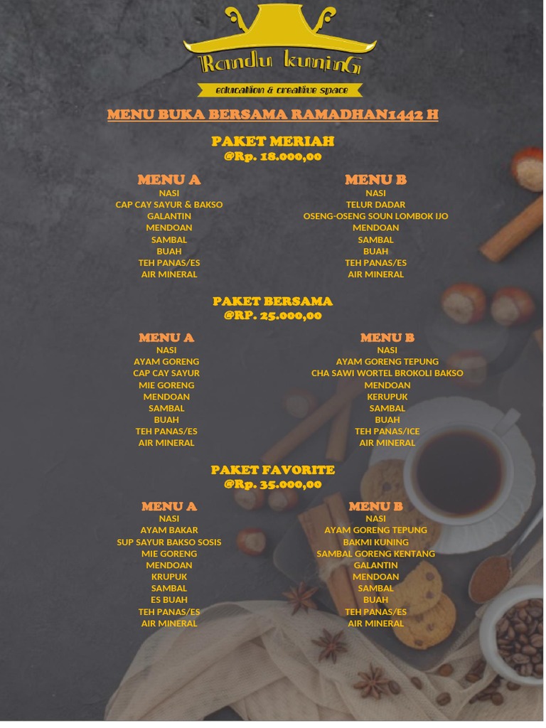 Buku Menu Bukber | PDF