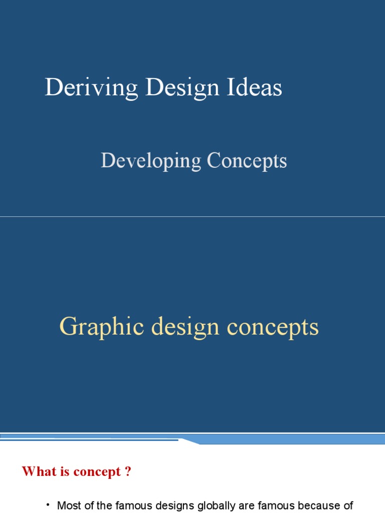 Arch 3rd Lesson 4 Deriving Design Ideas Concept Developmet | PDF | Idea ...