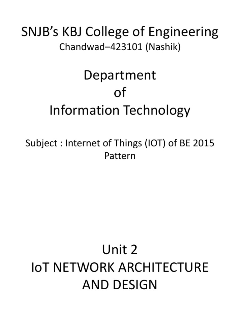 IOT Architecture | PDF | Internet Of Things | Gateway (Telecommunications)