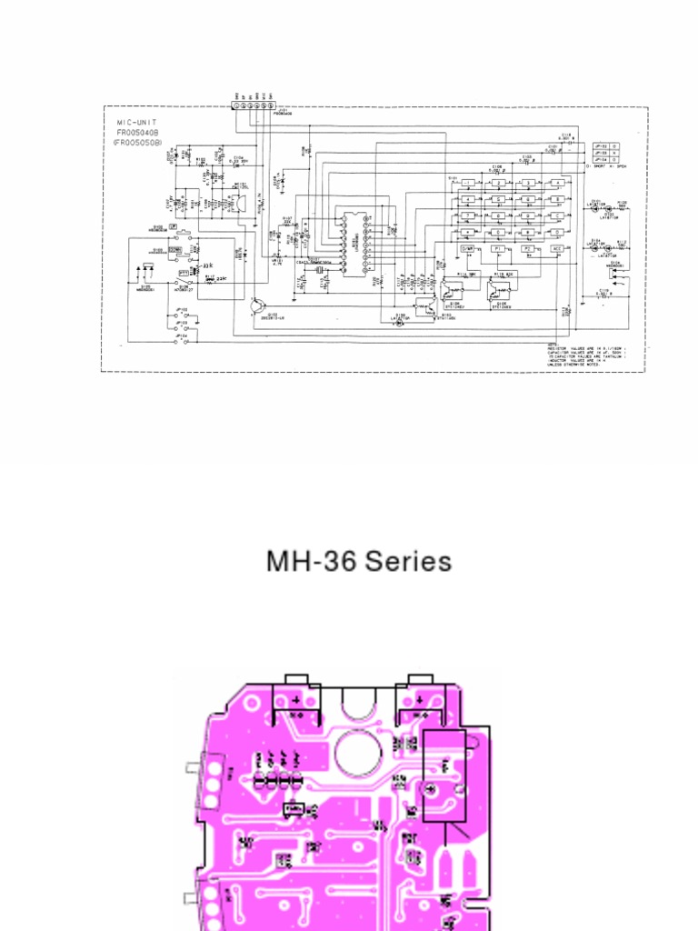 Yaesu MH-36 Schematic | PDF