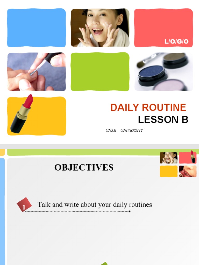 Daily Routine Lesson Plan | PDF | Linguistics | Grammar