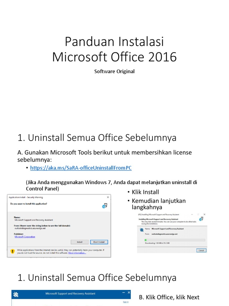 Panduan Instalasi Microsoft Office 2016 Pdf