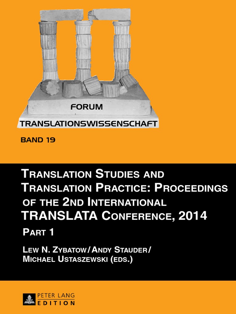Translation Studies and Translation Practice | PDF | Translations | Science